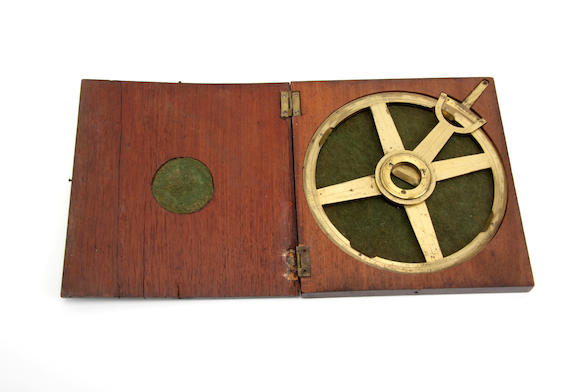 Bonhams A Brass Adams Protractor