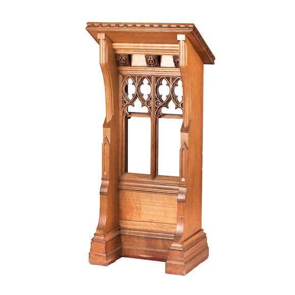 Bonhams : A mid-20th century oak lectern