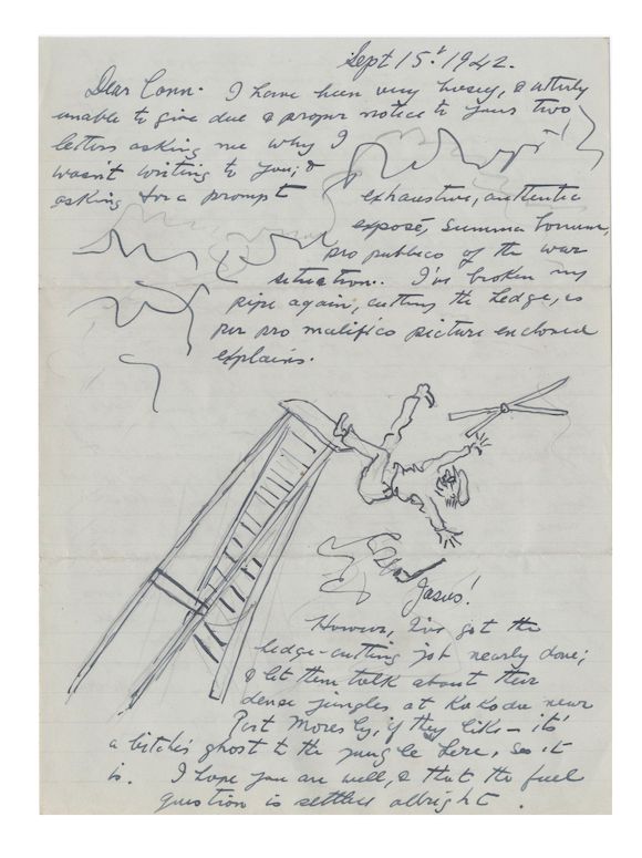 Bonhams : O'CASEY (SEAN) Series of some sixty autograph and typed ...