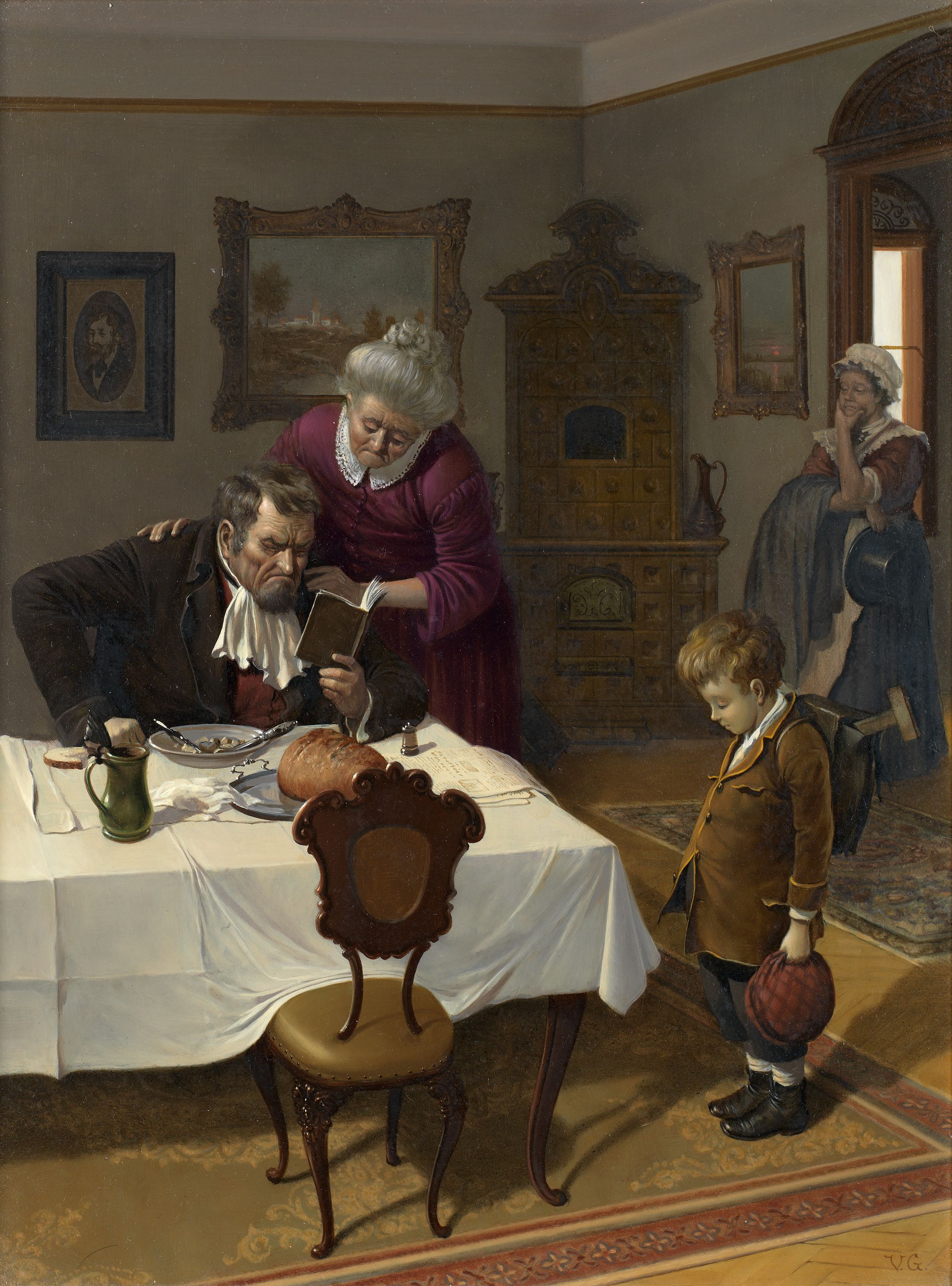 Bonhams : Vida Gábor (Hungarian, 1900-1999) The disappointing school report