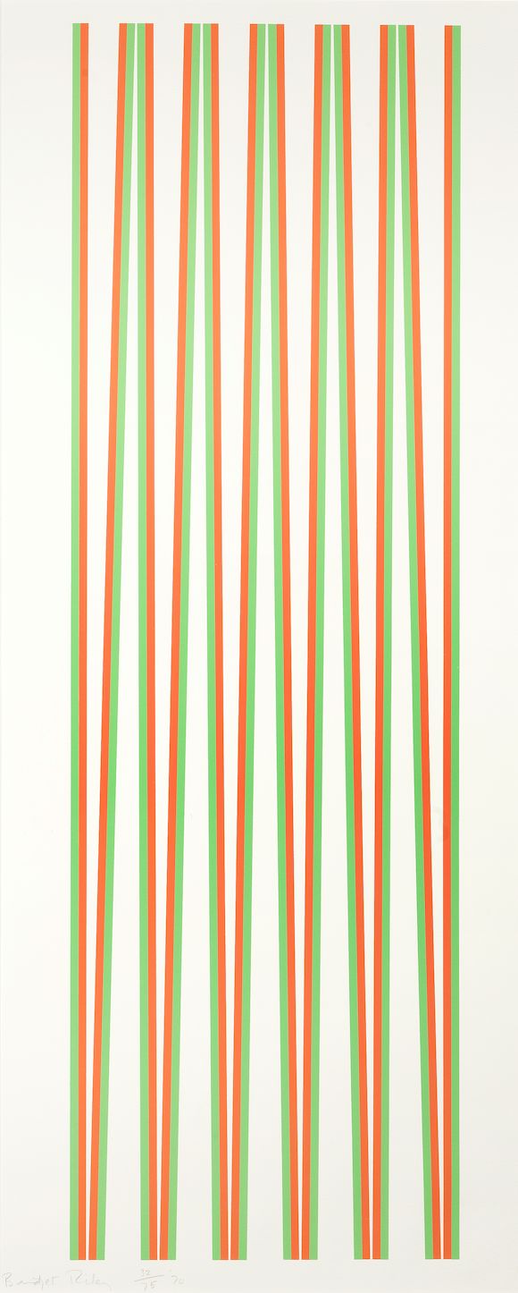 Bonhams : Bridget Riley (British, born 1931) Untitled Elongated ...