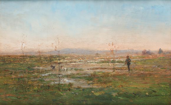 Bonhams : Ivan Pavlovich Pokhitonov (Ukrainian, 1850-1923) Hunting ...