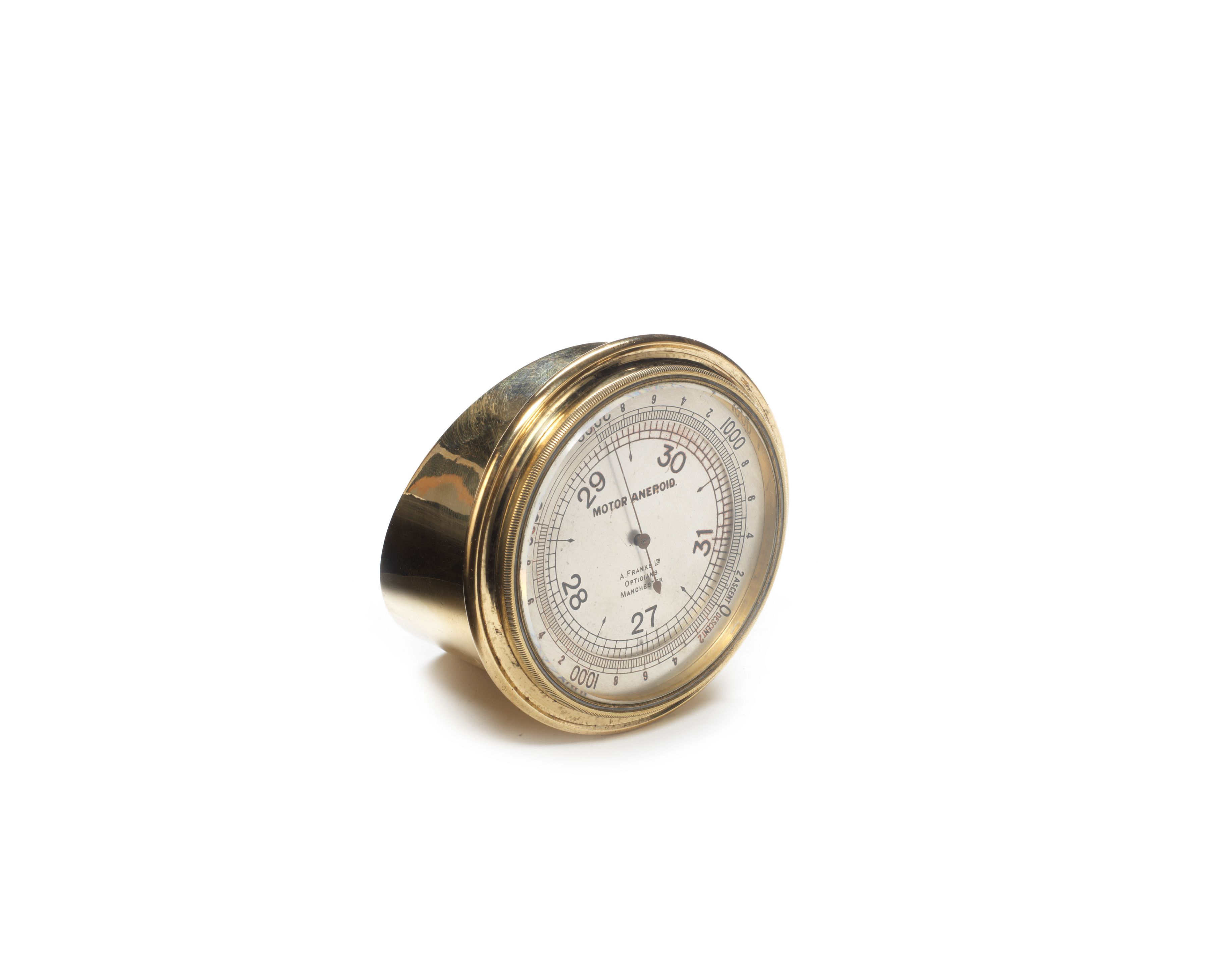 Bonhams Cars : An A.Franks Ltd dashboard Motor Aneroid,