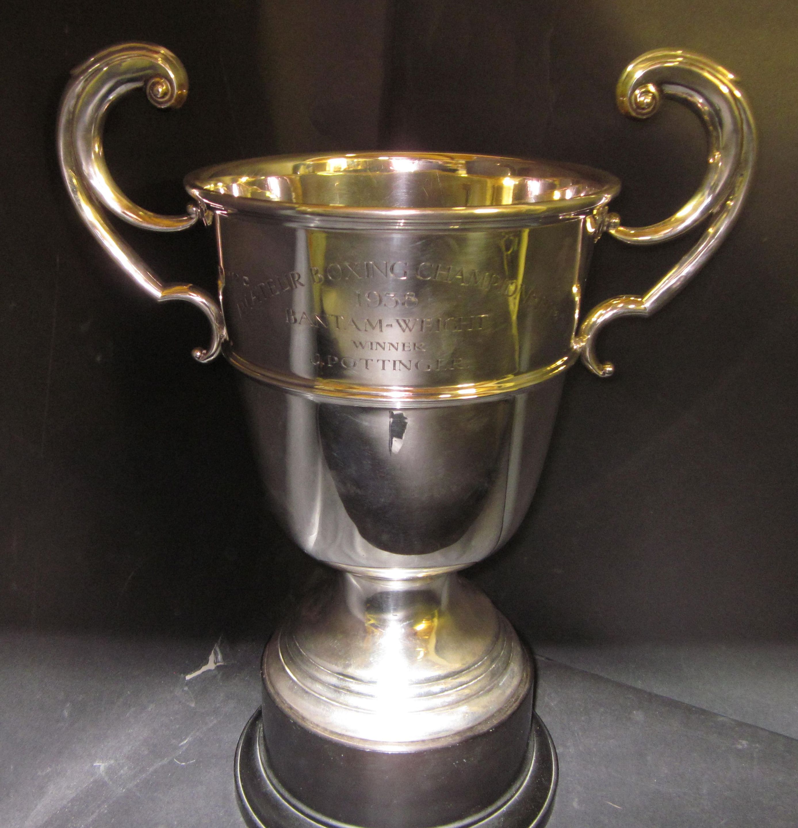1938 British Amateur Boxing Association Championship trophy awarded to ...