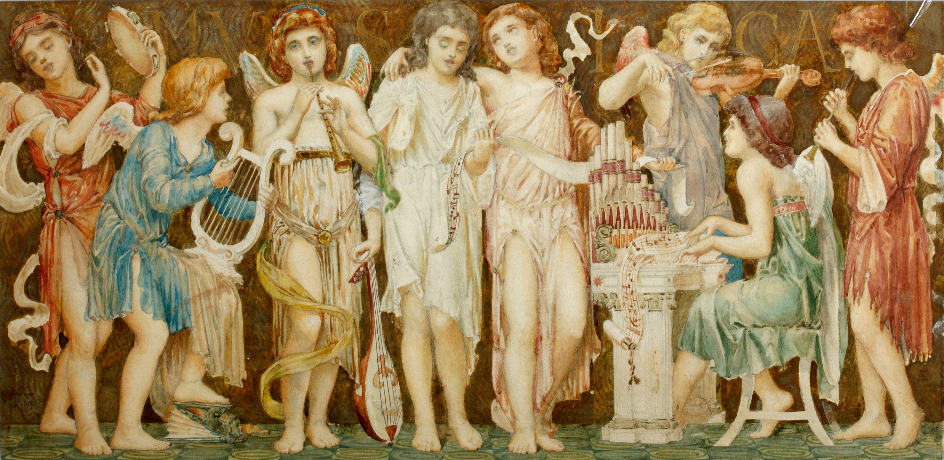 Bonhams : Innes Fripp (British, born 1867) 'Musica'