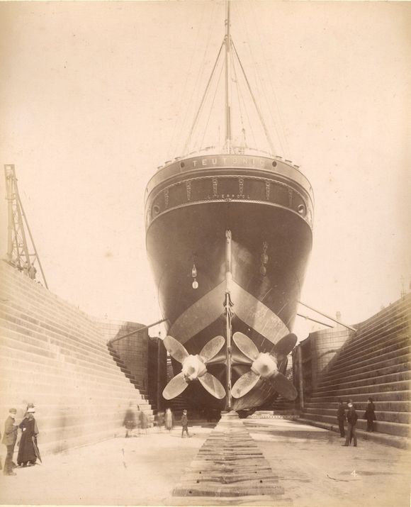 Bonhams : NAVAL - S.S. TEUTONIC Album celebrating the launch and maiden ...