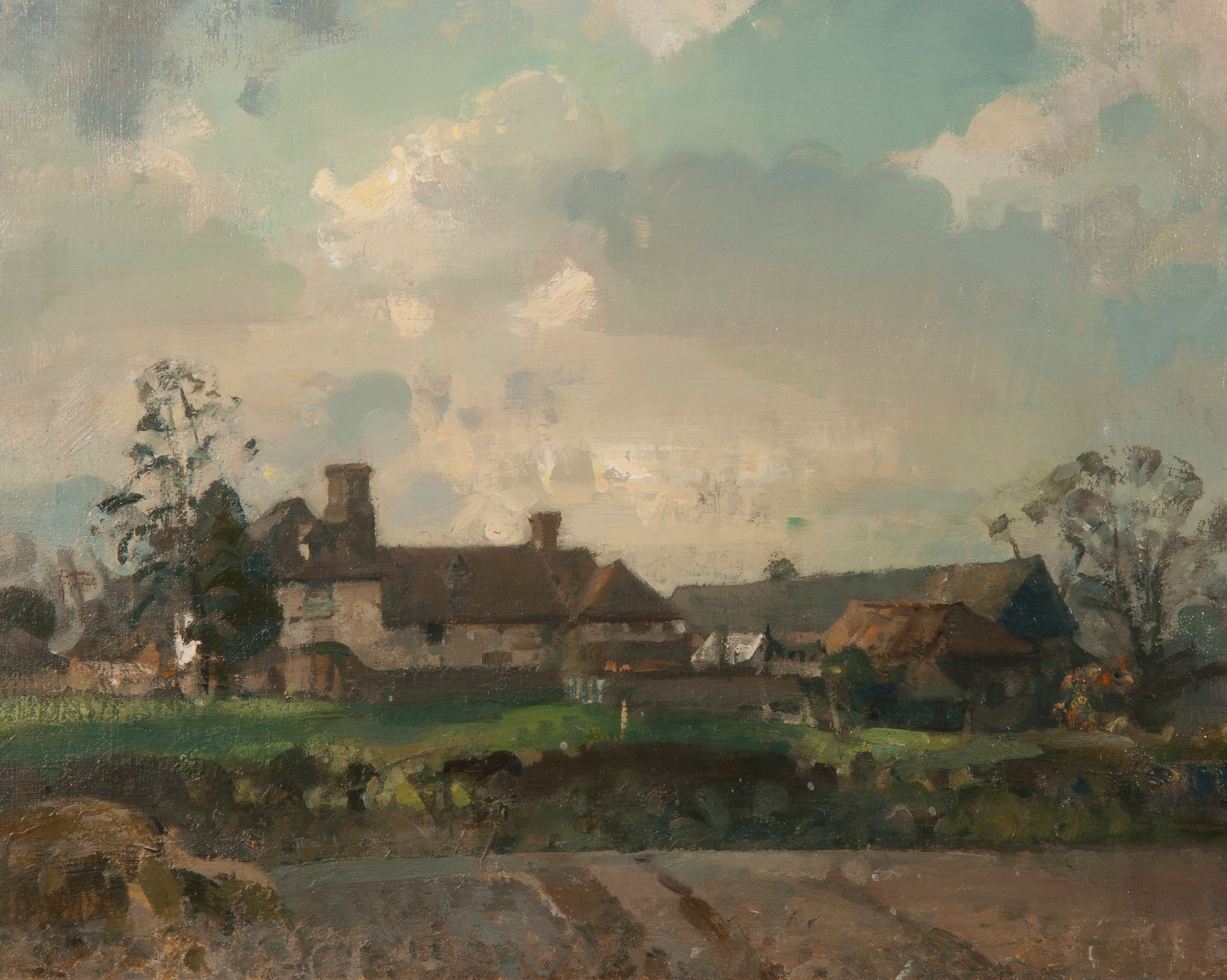 Bonhams : Sir John Alfred Arnesby Brown (British, 1866-1955) 'The Farm'