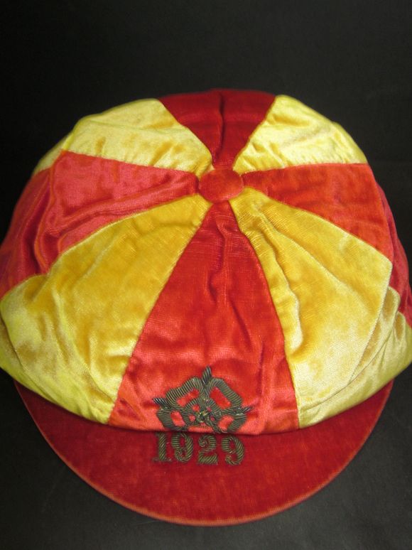 Bonhams : 1929 England v France international cap awarded to Hugh Adcock
