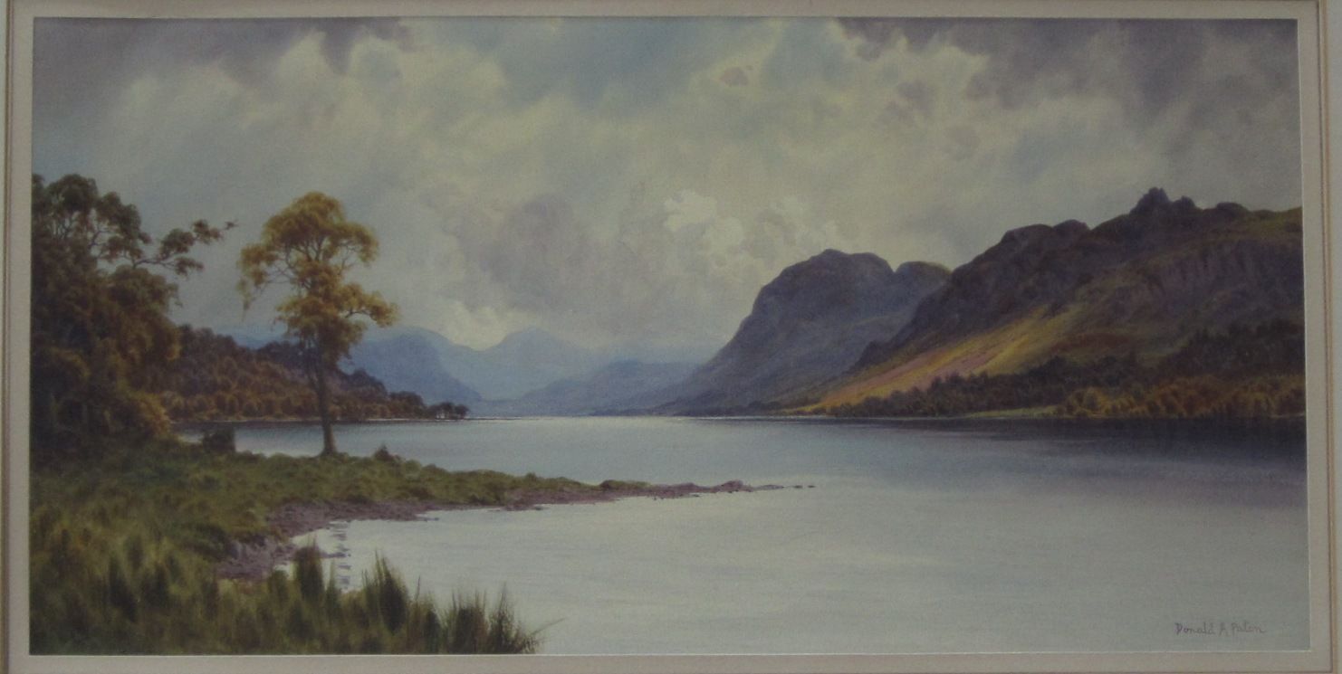 Bonhams : Donald A. Paton (British, 1879-1949) A Highland Loch