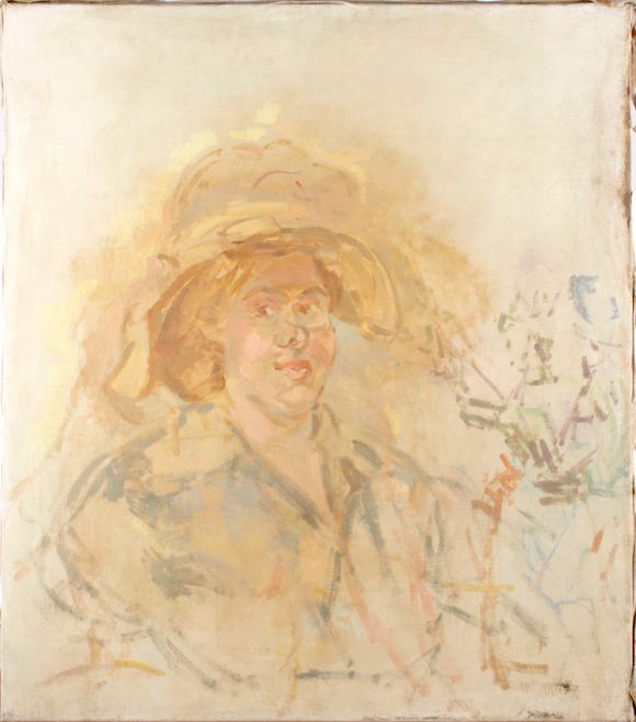 Bonhams : Attributed to Stella Steyn (British, 1907-1987) Portrait of a ...