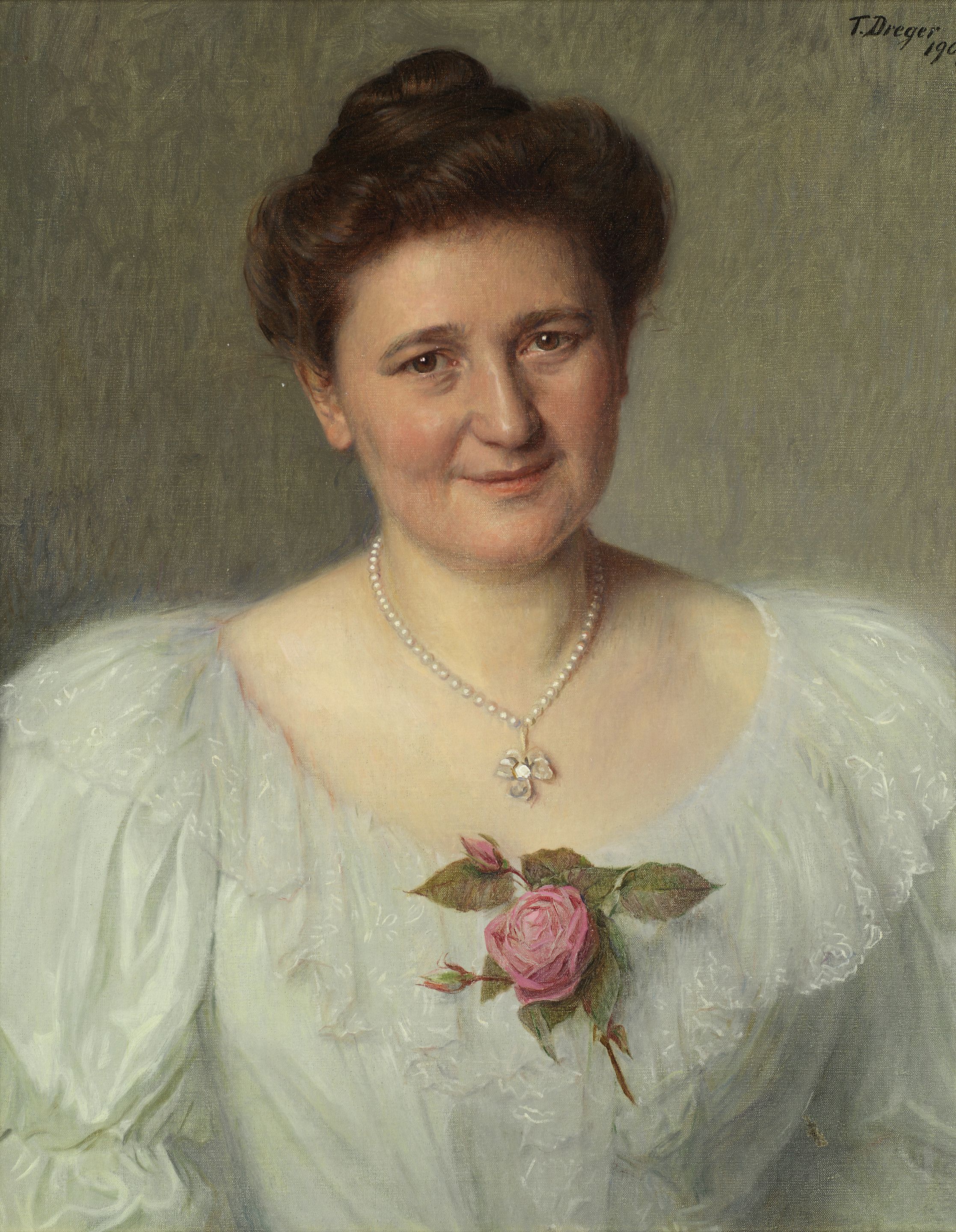 Bonhams : Tom von Dreger (Austrian, 1868-1949) Portrait of a woman