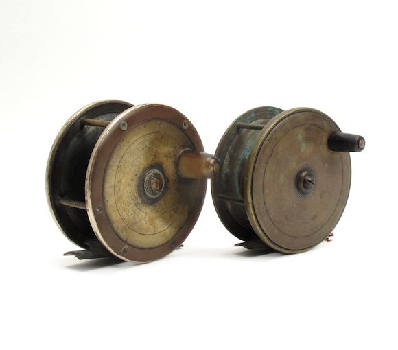 Bonhams : A Victorian Perth reel and a Birmingham style salmon reel