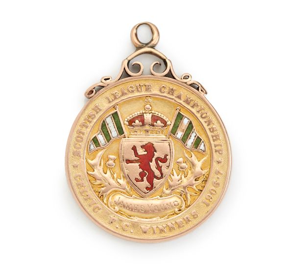 Bonhams : 1906/07 Scottish League Champions winners medal awarded to ...
