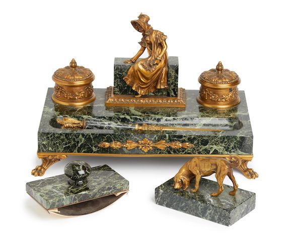 Bonhams : A collection of marble and gilt works of art