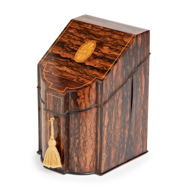 Bonhams : A coromandel stationery box