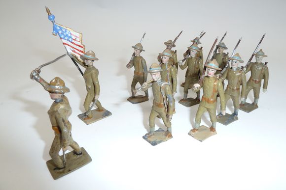 Bonhams : CBG Mignot, United States Infantry 'Doughboys' 13