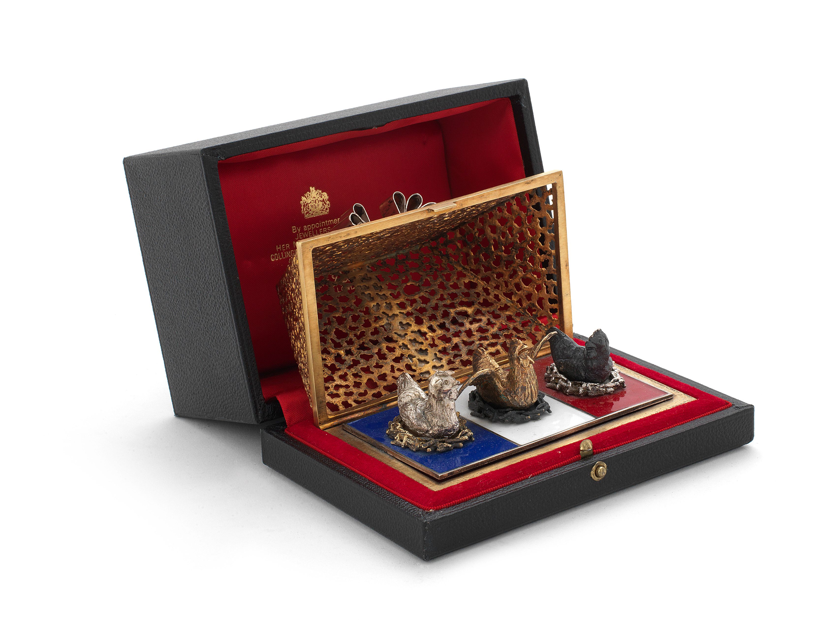 Bonhams : STUART DEVLIN Two silver and silver-gilt 'Twelve Days of ...