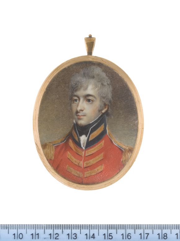 Bonhams : English School, circa 1805 Lieutenant-Colonel Godfrey Basil ...