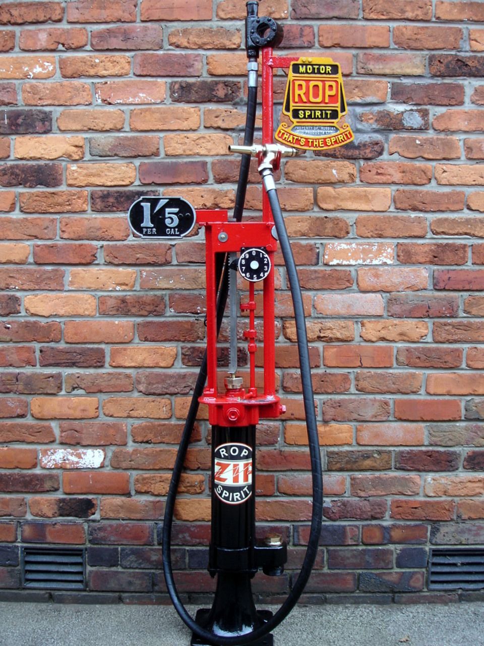 Bonhams Cars : An English made Bowser skeleton hand cranked petrol pump