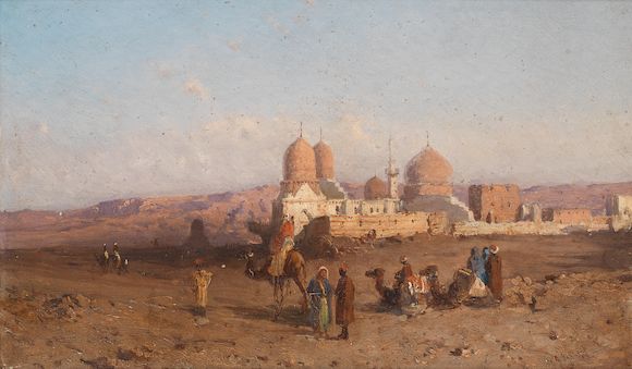 Bonhams : Italian School, late 19th Century The tomb of the Abbasid ...