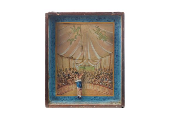 Bonhams : Circus Acrobat sand toy, late 19th century