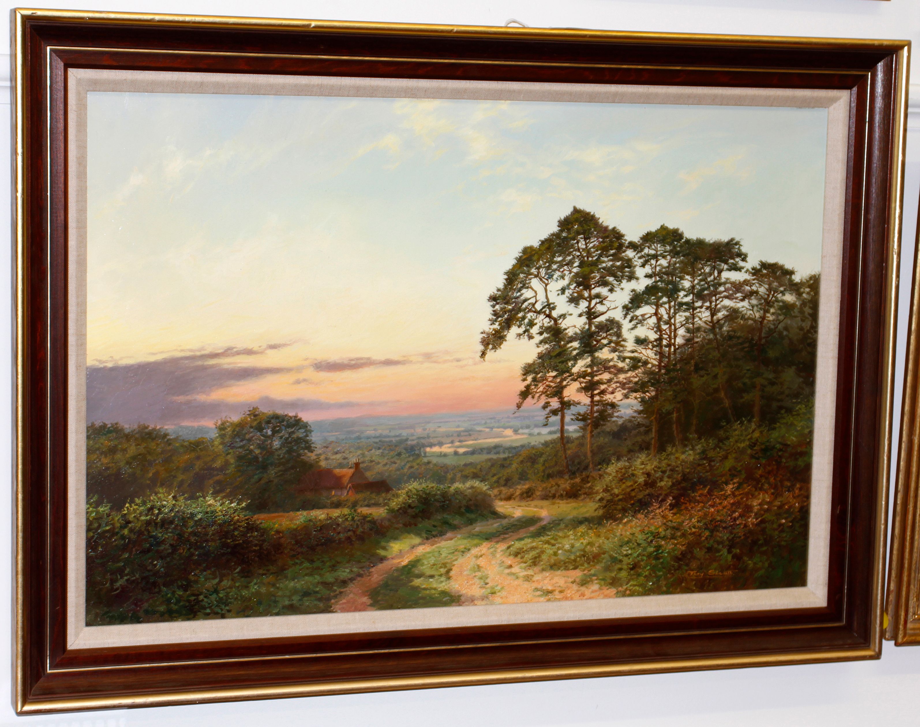 Bonhams : Tony Sheath (British, born 1946) Pines at Dusk