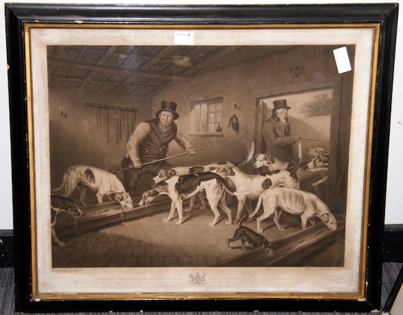 Bonhams : After Henry Bernard Chalon 'Raby Pack', engraving by William ...