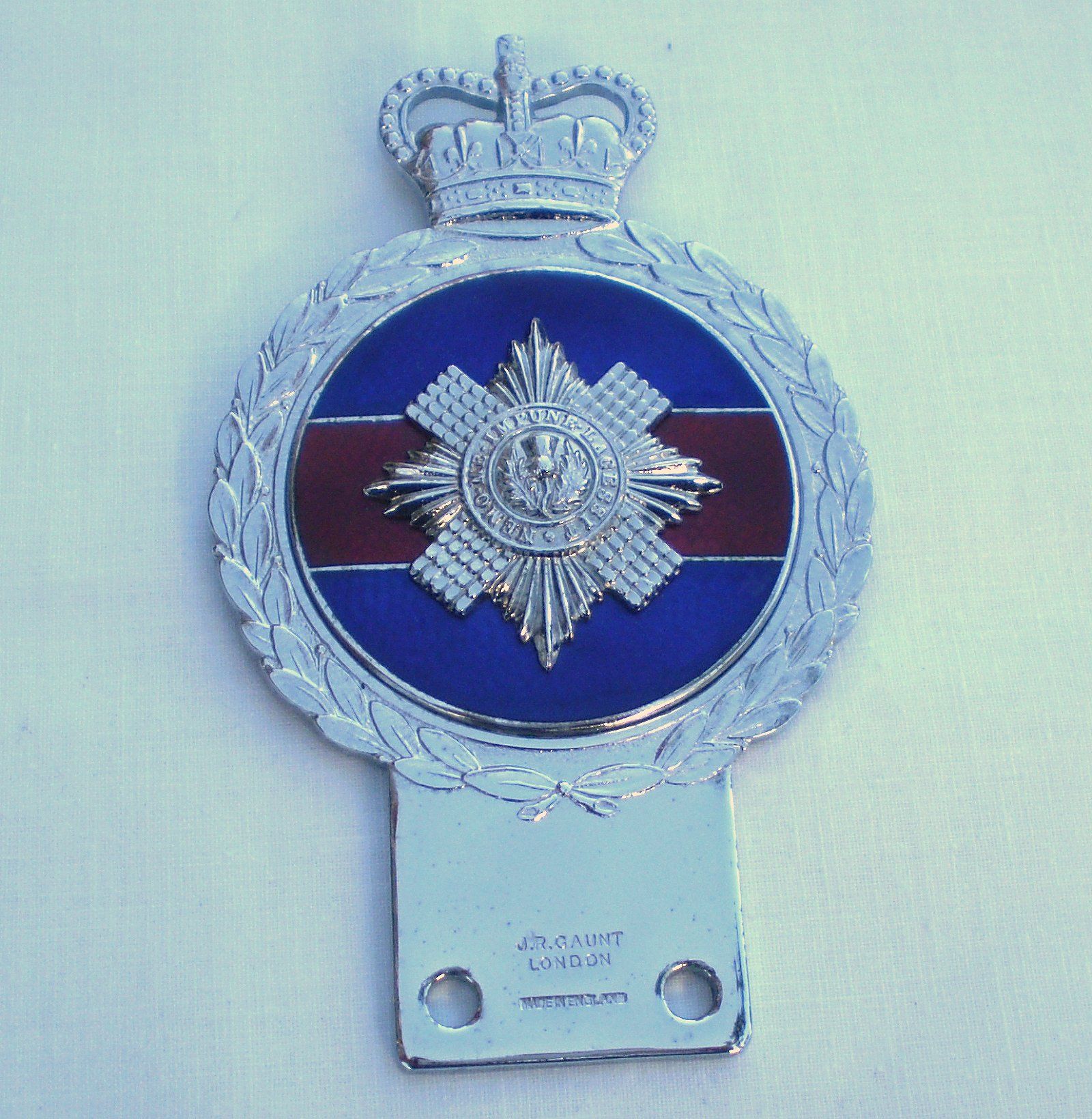 Bonhams Cars : A rare original Scots Guards car badge by J.R. Gaunt,
