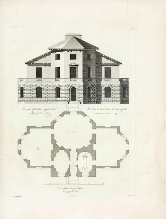 Bonhams : CAMPBELL (COLEN), JOHN WOOLFE and JAMES GANDON Vitruvius ...