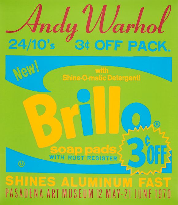 Bonhams : After Andy Warhol (American, 1928-1987) Brillo, Pasadena Art ...
