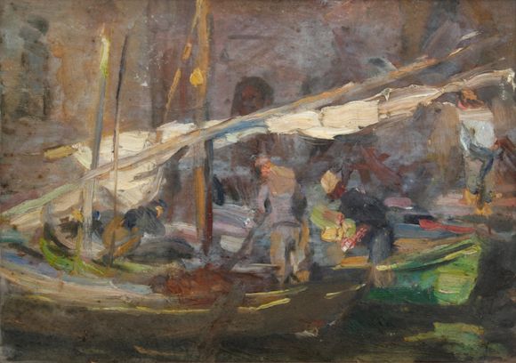 Bonhams : William Findlay (Scottish/American, 1875-1960) Preparing the ...