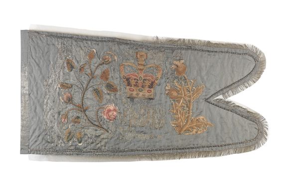 Bonhams : An Extremely Rare Guidon Of An Unidentified Scottish Yeomanry ...