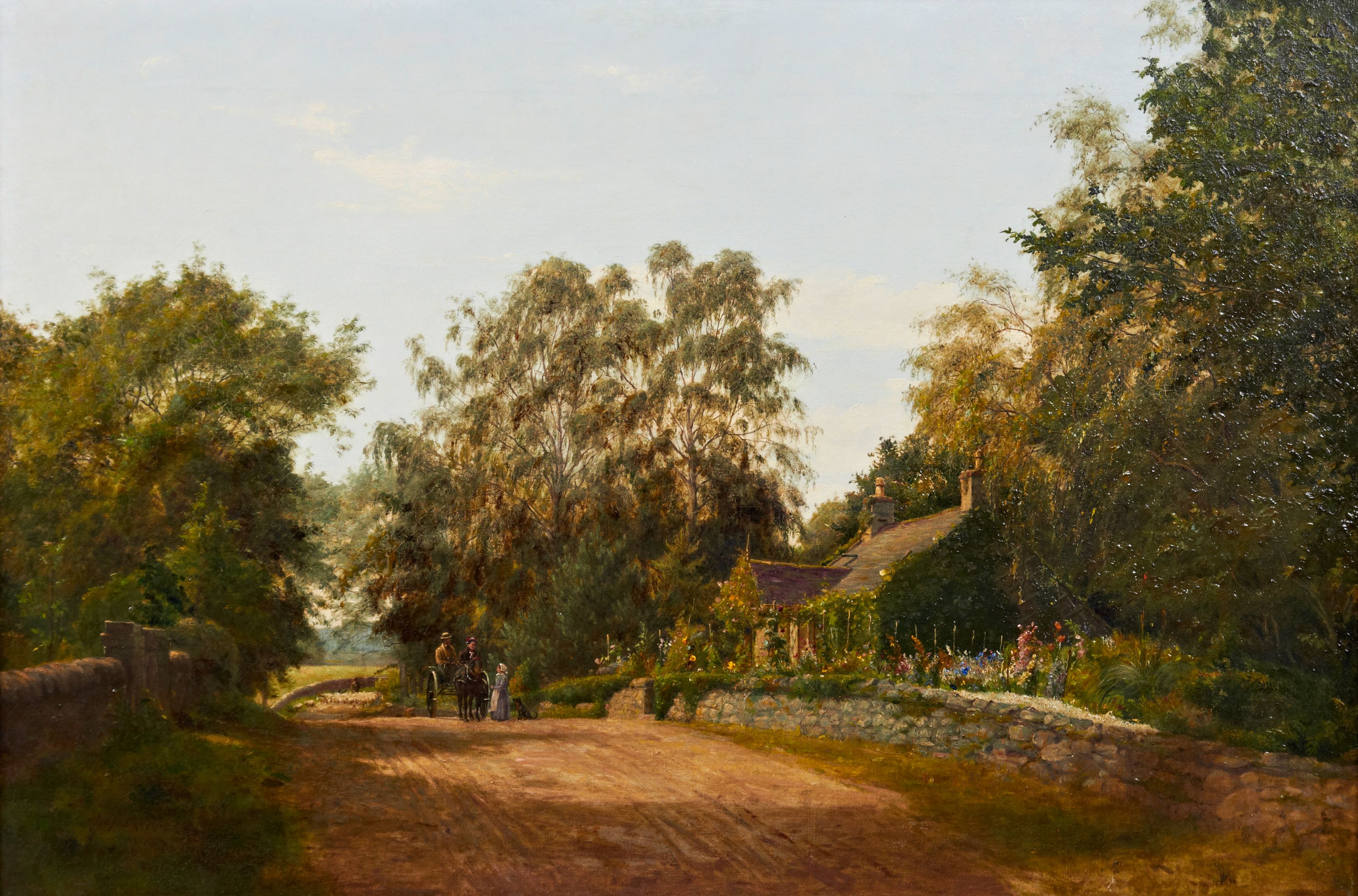 Bonhams : James Hey Davies (British, 1844-1926) 'A Summer's Retreat'