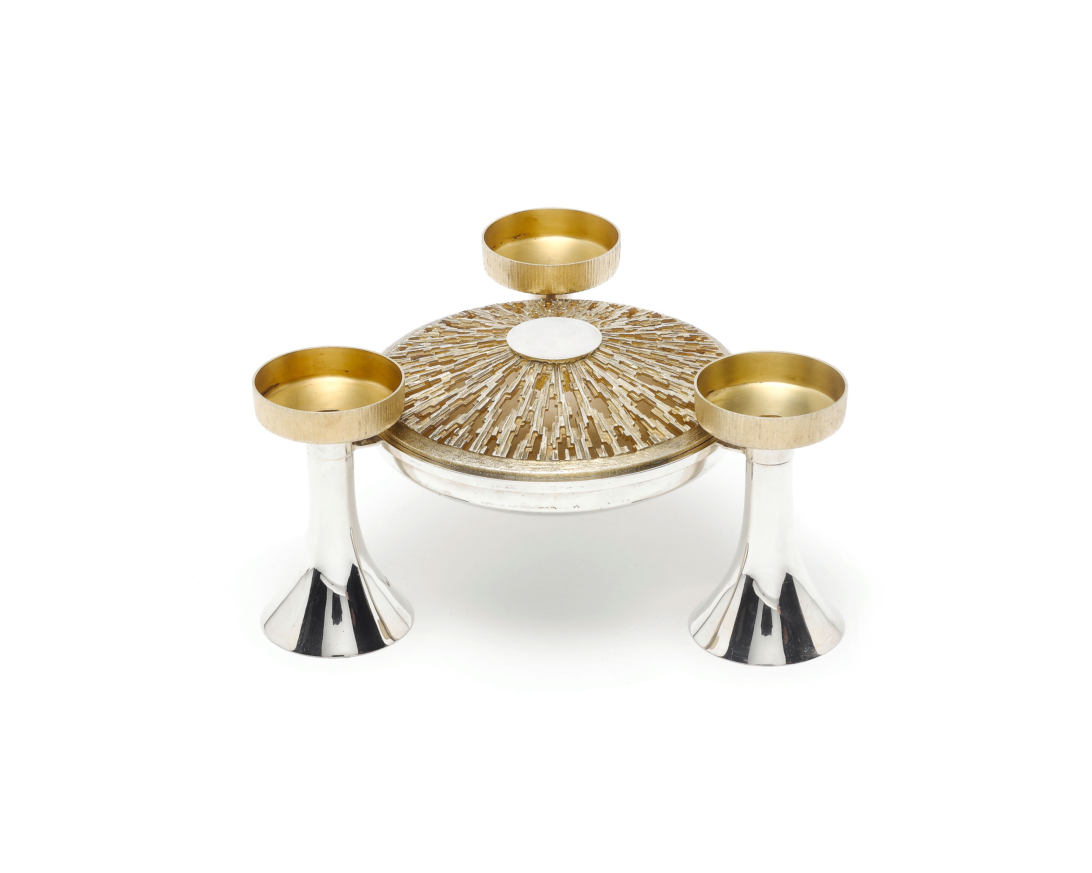 Bonhams : CHRISTOPHER NIGEL LAWRENCE A silver and silver-gilt rose bowl ...