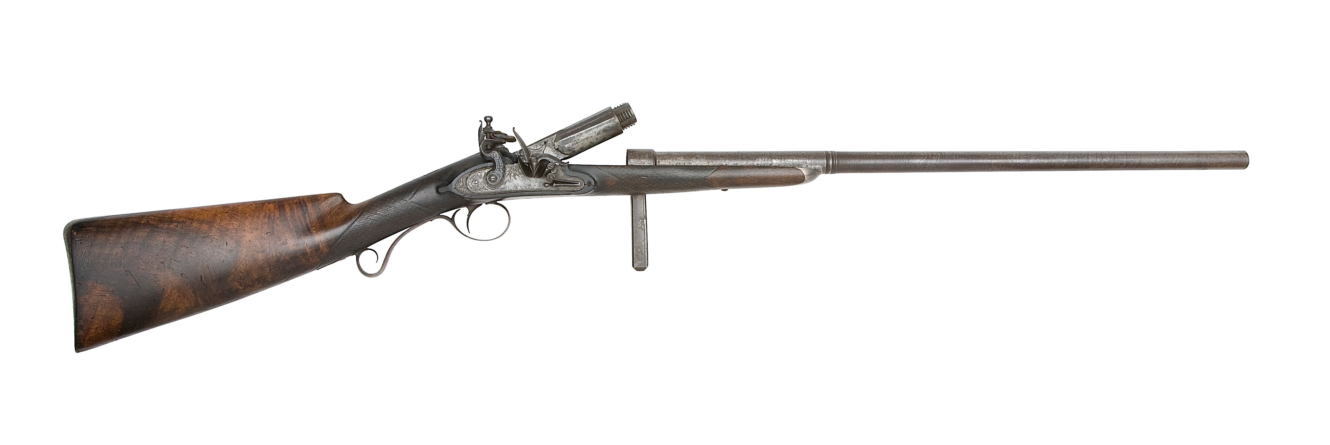 A Very Rare 18-Bore Sartoris Patent Breech-Loading Flintlock Carbine By ...