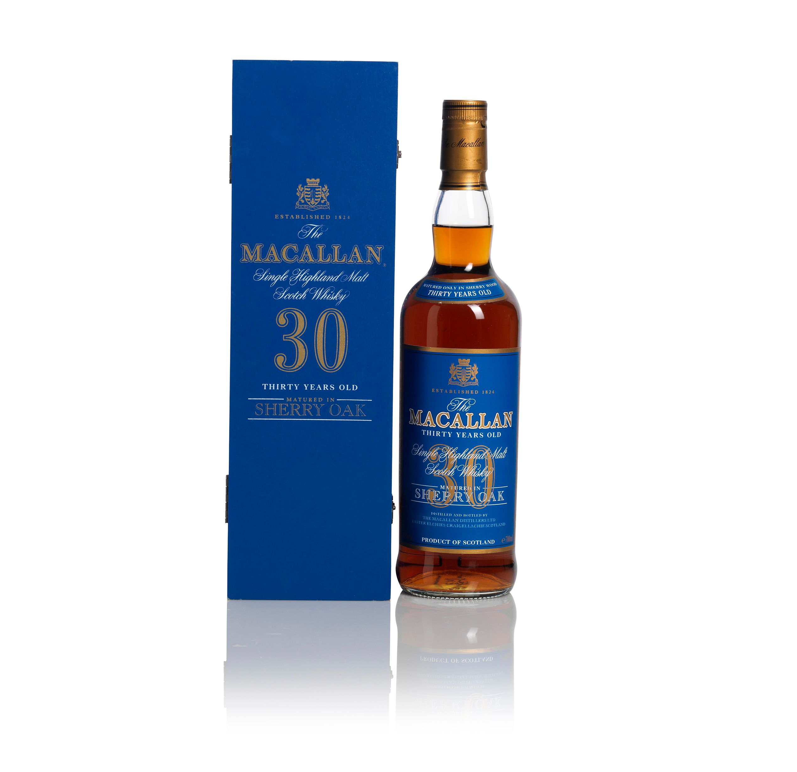 Bonhams : The Macallan Blue Label-30 year old