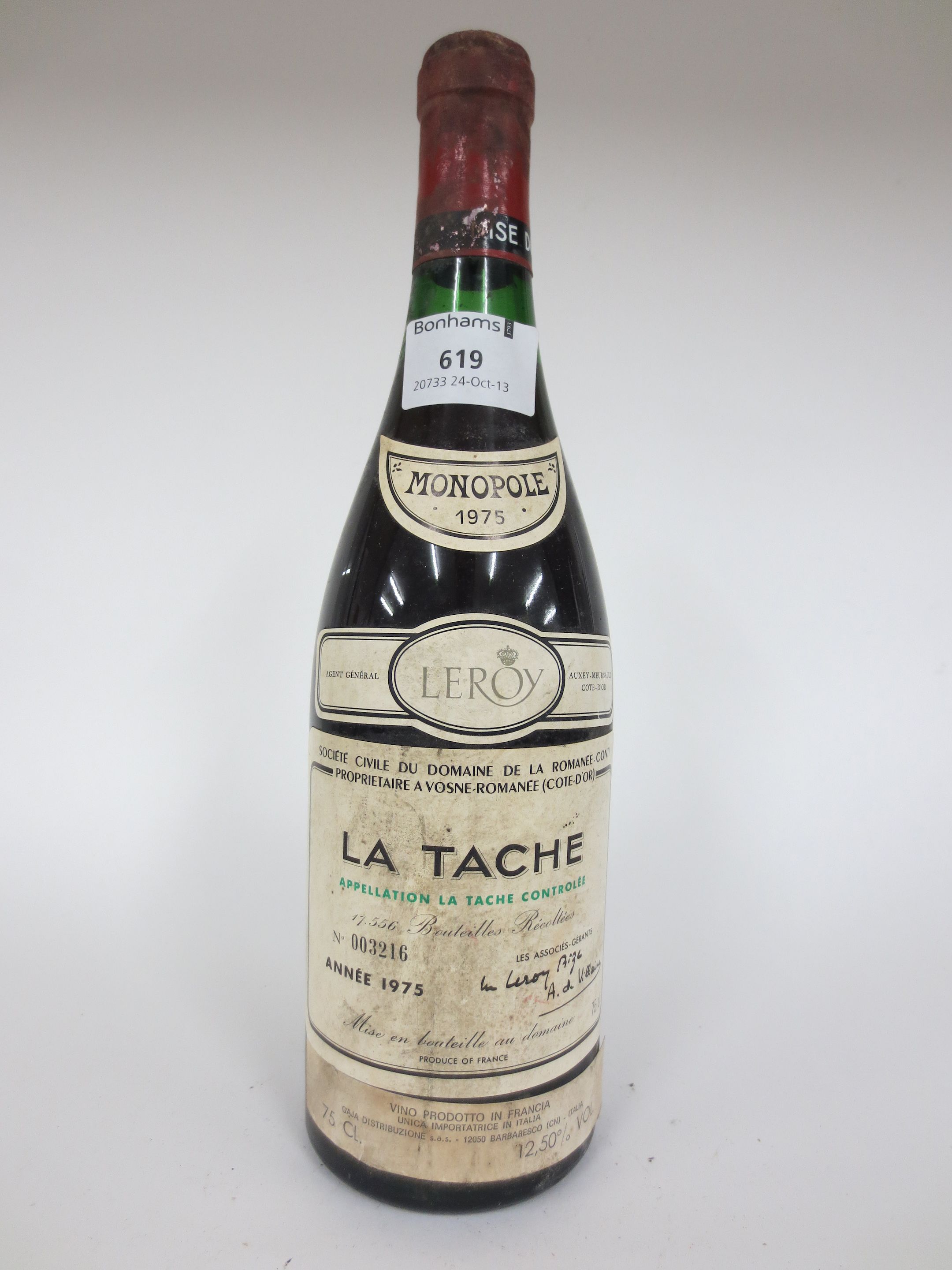 Bonhams : La Tache 1975 (1)