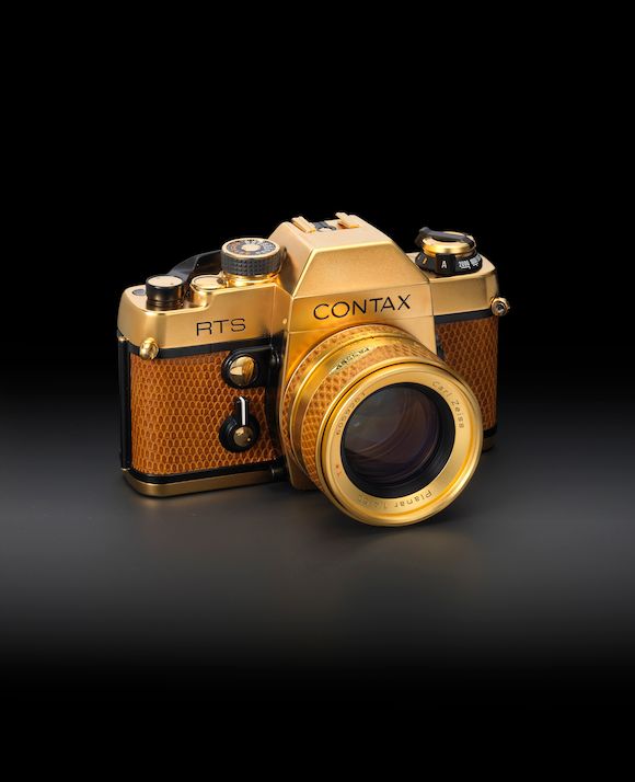 Bonhams : Contax RTS Gold Finish,