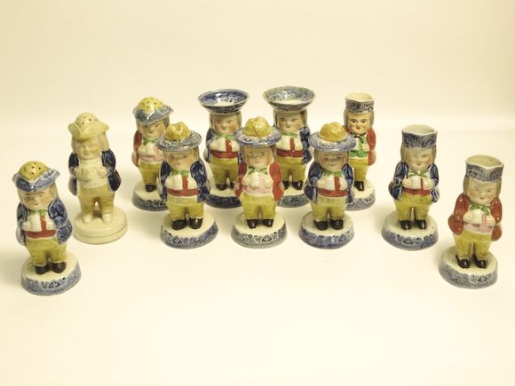 Bonhams : A collection of various Staffordshire Toby condiments Late ...