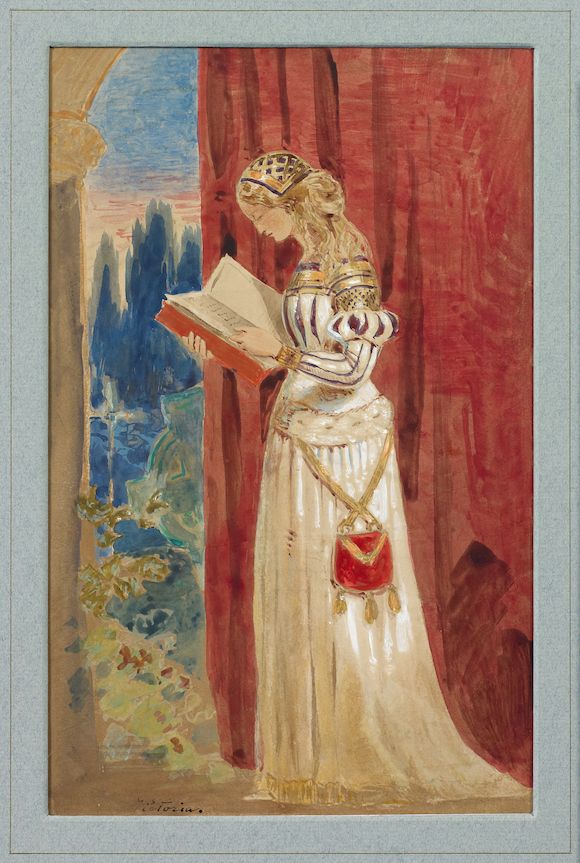 Bonhams : Princess Royal Victoria (Attrib.) (1868-1935) Lady in a ...