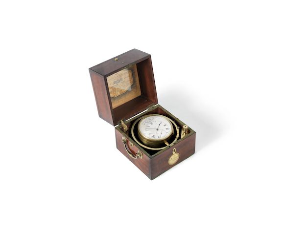 Bonhams : A rare early 19th century one day marine chronometer with ...