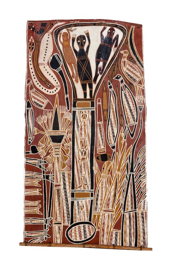 Bonhams : John Bulun Bulun (circa 1946-2010) Symbolic Totems from the ...