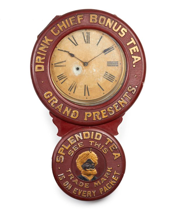 Bonhams : A rare late 19th century Baird advertising drop dial wall ...