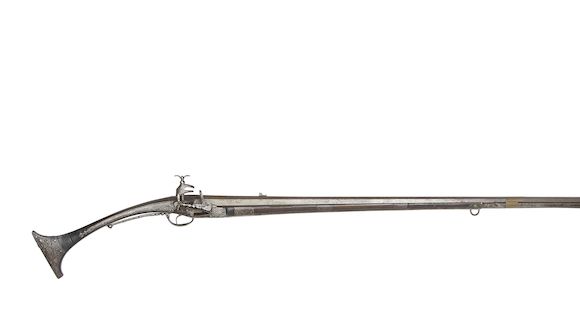 Bonhams : A Balkan 16-Bore Miquelet-Lock Gun (Arnautka)