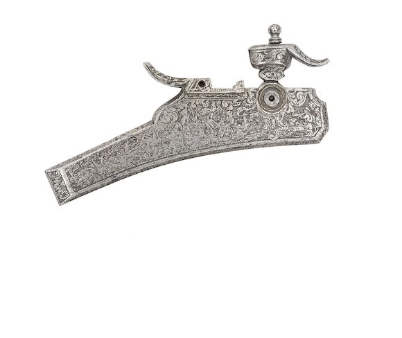 Bonhams : An Unusual German Percussion Mechanism Of Wheel-Lock Form ...