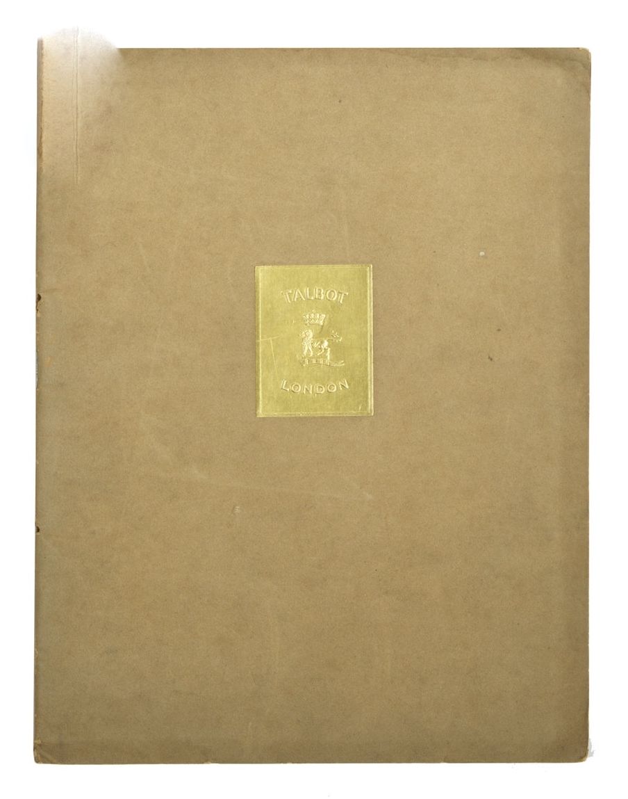 Bonhams Cars : A 'The Invincible' Talbot range sales brochure, 1933-34,