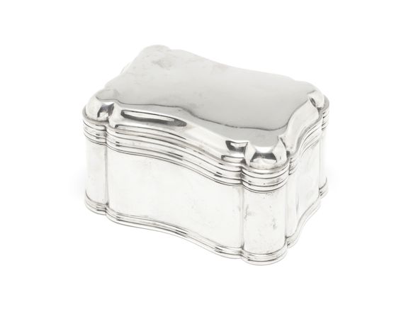 Bonhams : A mid 19th century Dutch silver biscuit box 2nd standard mark ...