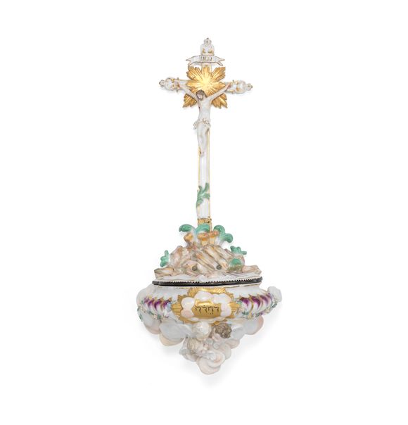 Bonhams : A rare Marcolini Meissen Holy Water Stoop, circa 1775