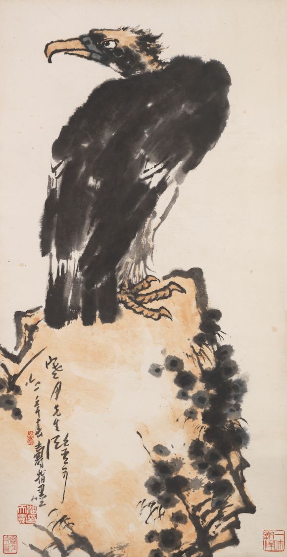 Bonhams : Pan Tianshou (1897-1971) Almighty Gaze