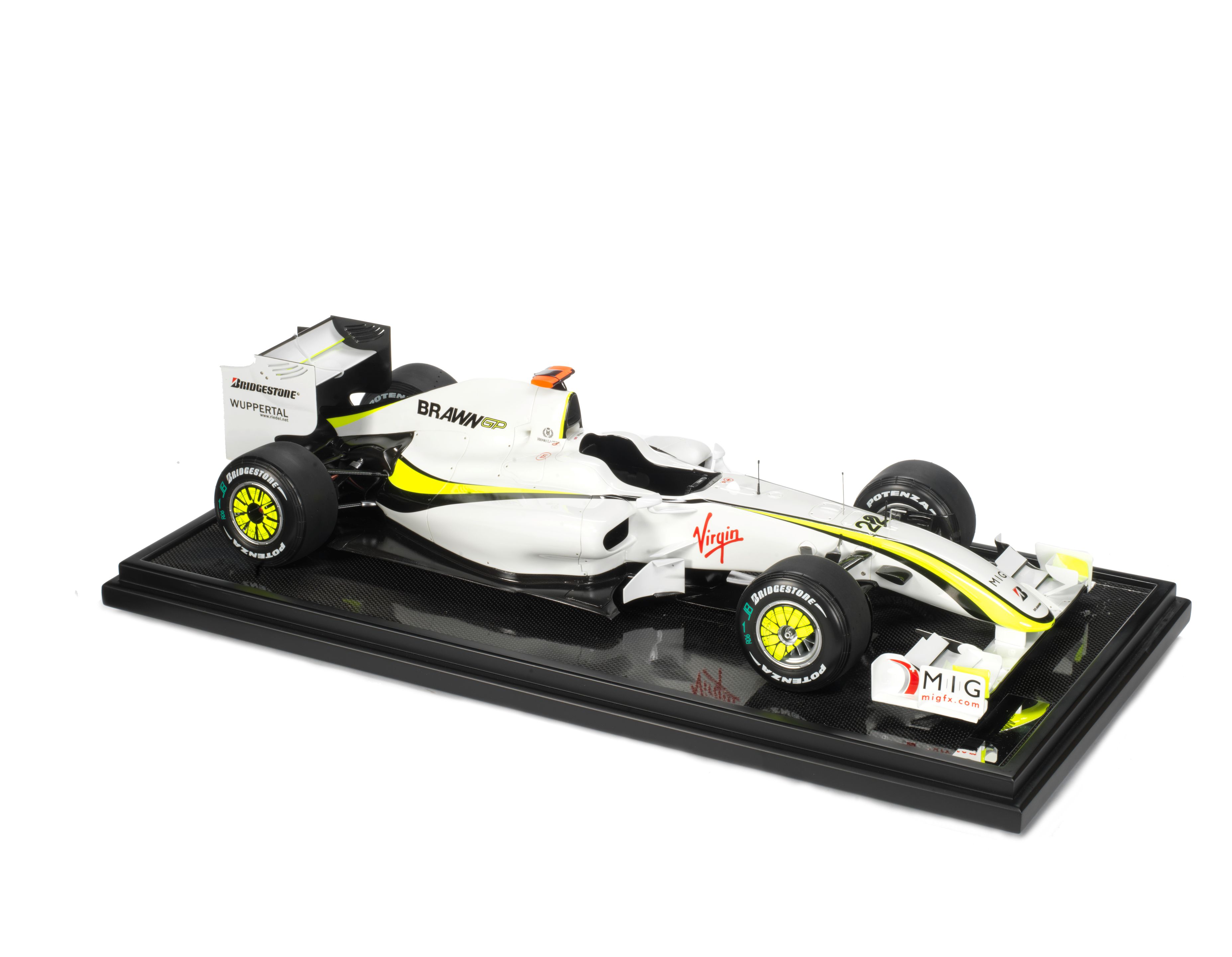 Bonhams Cars : A fine 1:8 scale model of Jenson Button's 2009 World ...